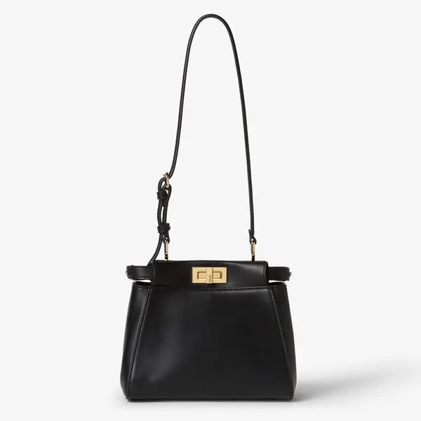 Fendi My Peekaboo Xs Black Leather Bag
